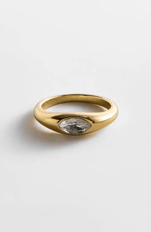 Baublebar Niecy Marquise Cubic Zirconia Pinky Ring