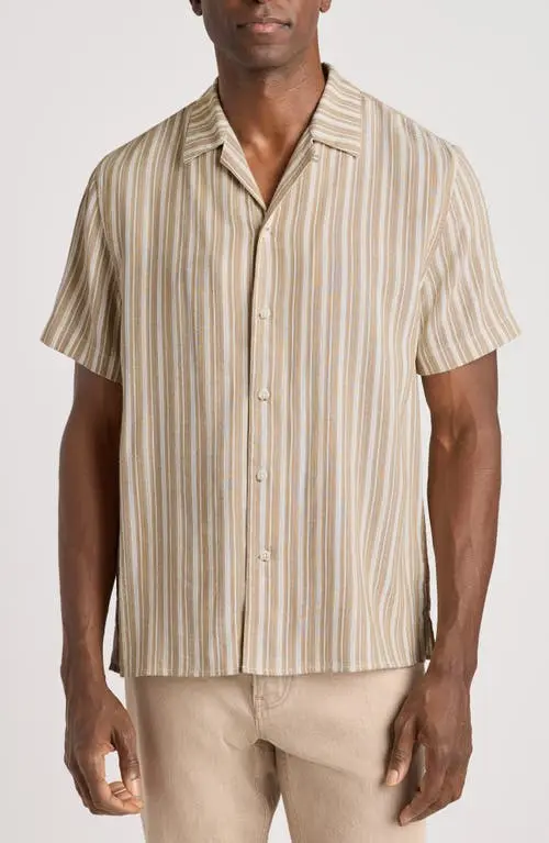 Bonobos Riviera Cabana Shirt - Ivory Stripe