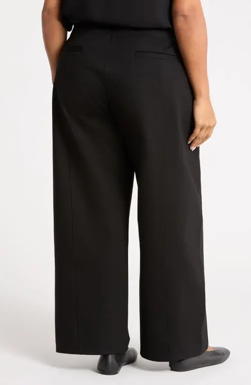 Eileen Fisher Roomy Wide Leg Ankle Pants