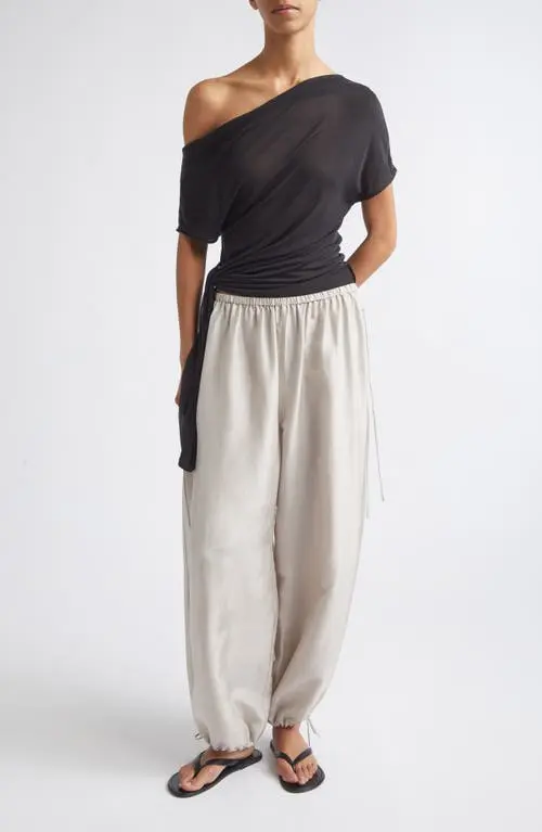 ST. AGNI Off The Shoulder Jersey Top