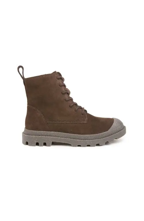 CELTIC & CO. Toe Cap Lace Up Boot - Chocolate