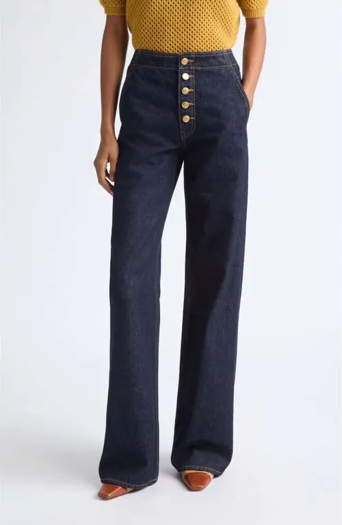 Ulla Johnson Jasmine Low Rise Straight Leg Jeans - Tigris