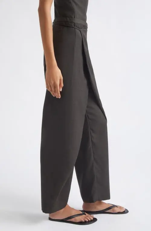 ST. AGNI Wrap Rouleau Wool Blend Pants