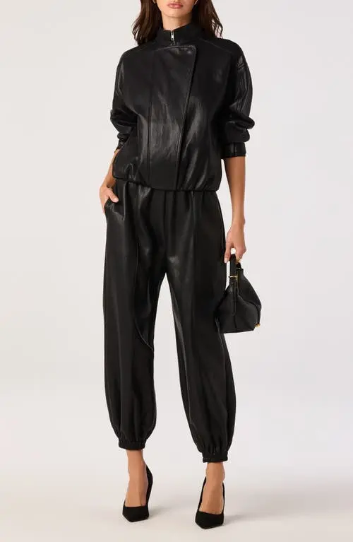 Astr The Label Jett Faux Leather Jacket