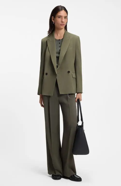 BOSS Jaleto Pinstripe Double Breasted Blazer