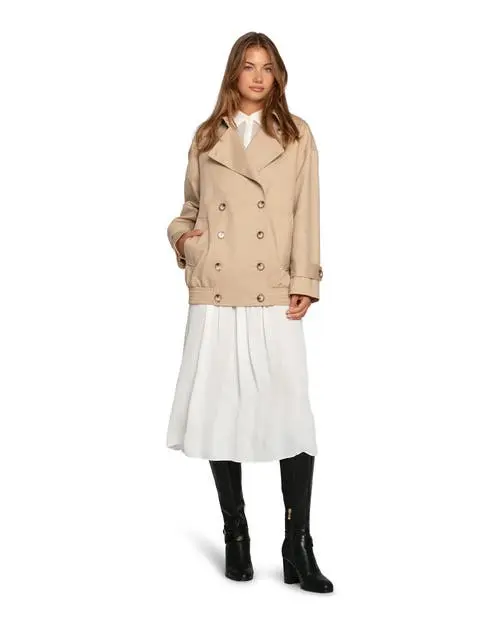 BELLE & BLOOM Weekend Trench Bomber Jacket