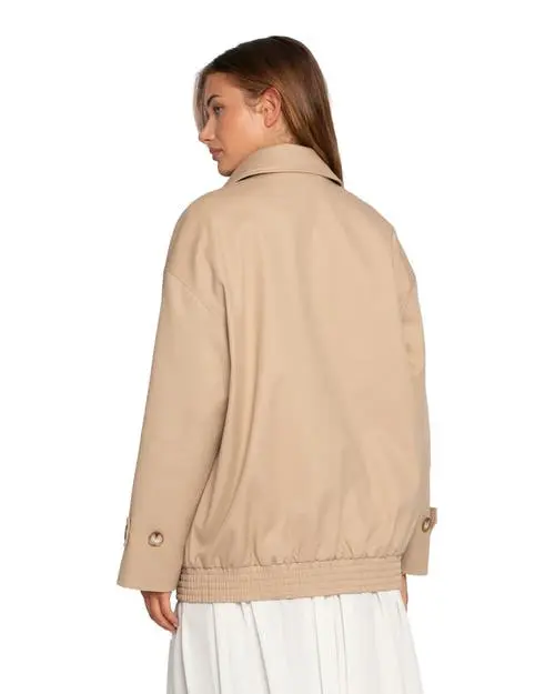BELLE & BLOOM Weekend Trench Bomber Jacket