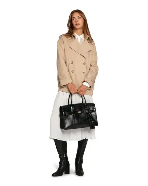 BELLE & BLOOM Weekend Trench Bomber Jacket