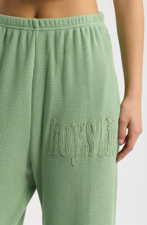 BOYS LIE Kimmy Waffle Knit Joggers