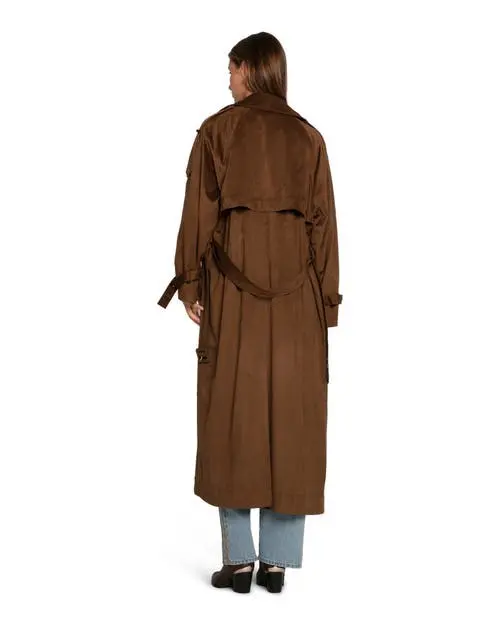 BELLE & BLOOM Long Lost Lover Soft Maxi Trench