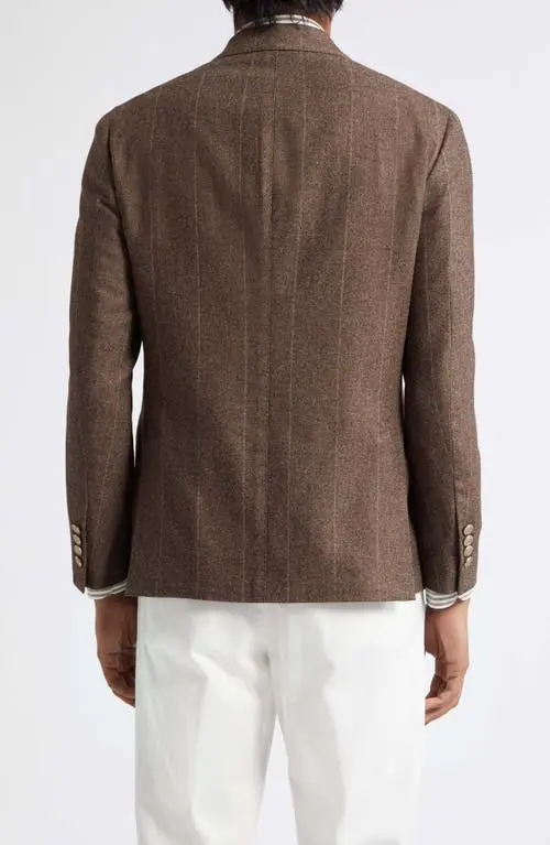 Eleventy Double Breasted Wool Blend Sport Coat
