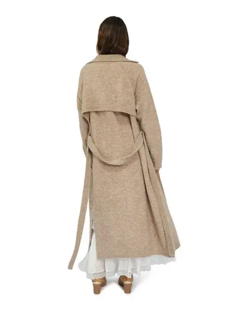 BELLE & BLOOM Live In Dream Maxi Trench Cardigan