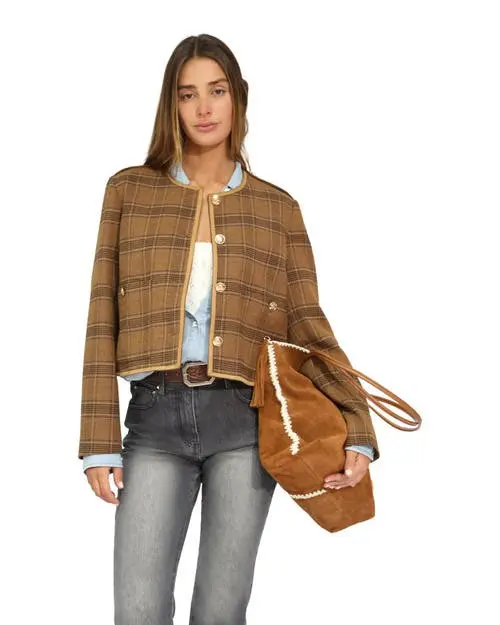 BELLE & BLOOM Dynasty Boxy Paisley Jacket