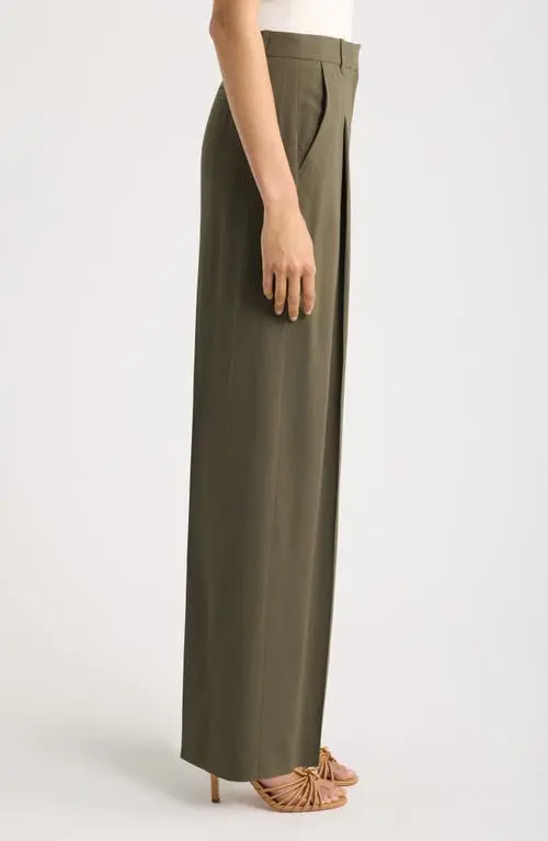 BOSS Tiana Pinstripe Wide Leg Pants