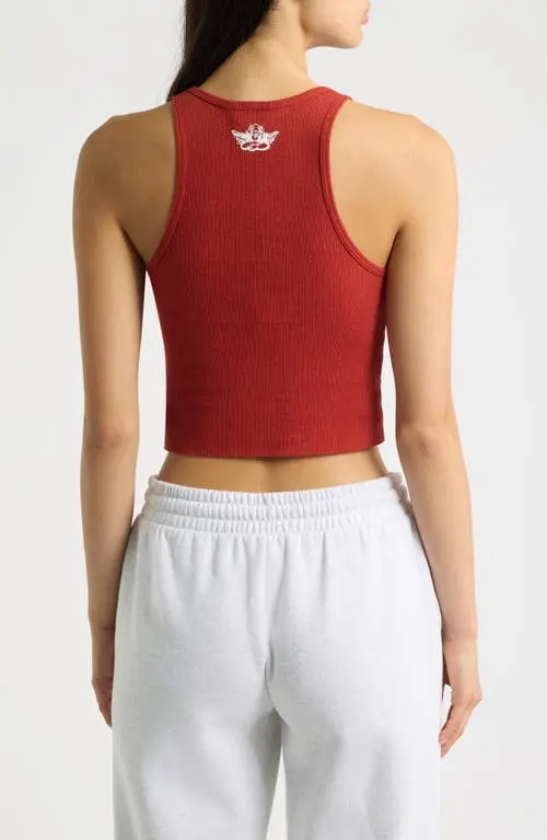 BOYS LIE I Miss Nothing Graphic Crop Tank