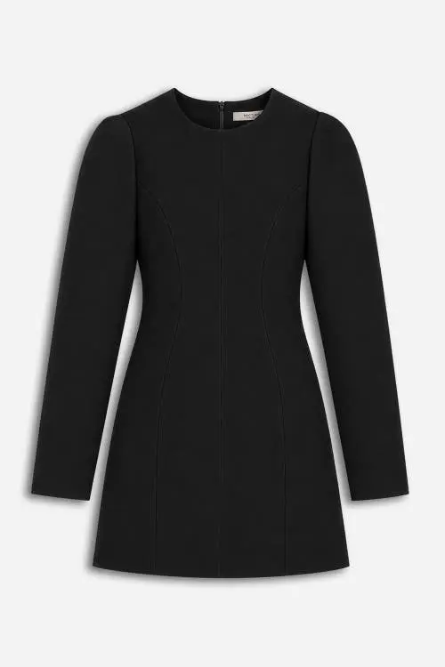 NOCTURNE Balloon Sleeve Structured Mini Dress