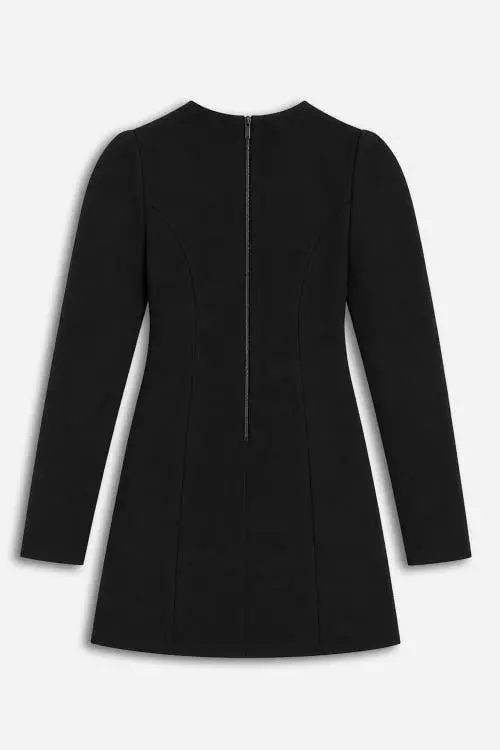 NOCTURNE Balloon Sleeve Structured Mini Dress