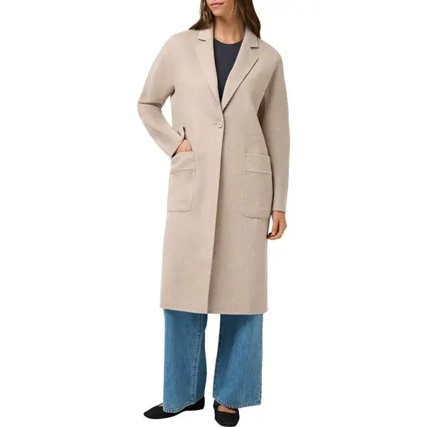 Travis Mathew Locals Only Mid-length Coat - Heather Walnut