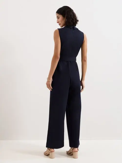 PHASE EIGHT Petite Emry Cowl Neck Wide Leg Jumpsuit