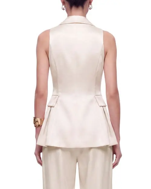 NOCTURNE Single Button Peak Lapel Vest