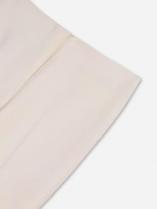 NOCTURNE High Waist Slit Hem Trousers