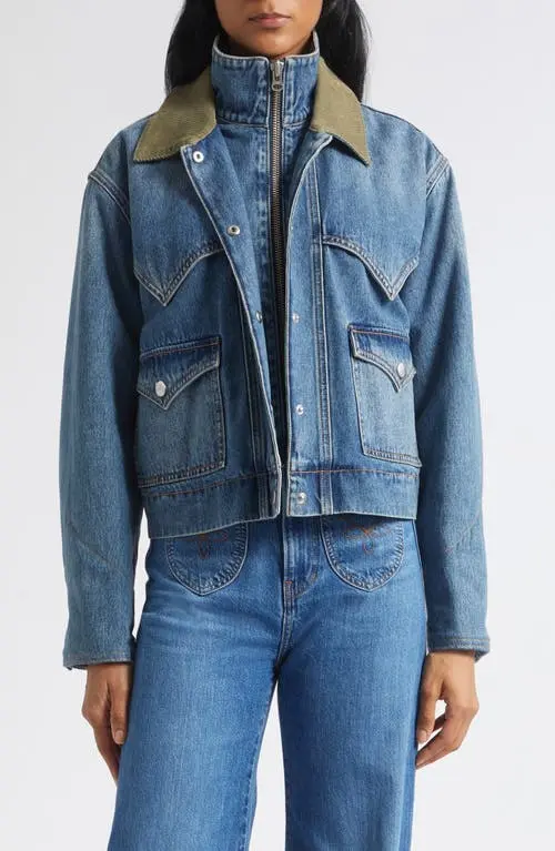 Veronica Beard Wegner Denim Jacket - Memory Lane