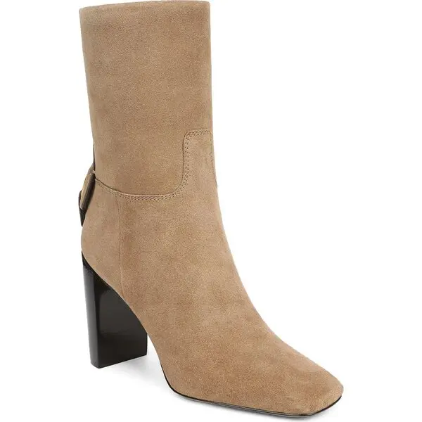 Franco Sarto Giuli Leather Boot - Brown Soft Leather