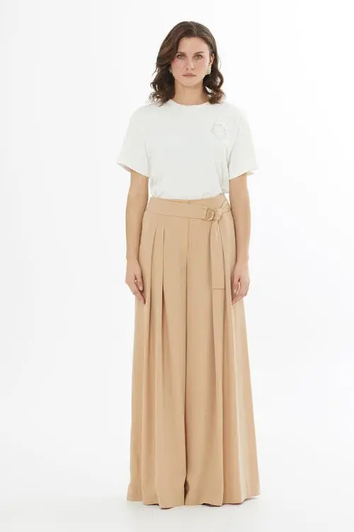 GIZIA Belted Trousers