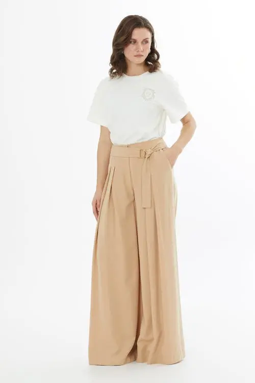GIZIA Belted Trousers