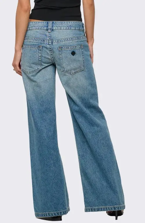 Abrand Denim 00s Low Rise Wide Leg Jeans