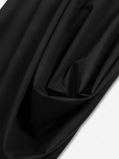 NOCTURNE Draped Pleat Detail Midi Skirt