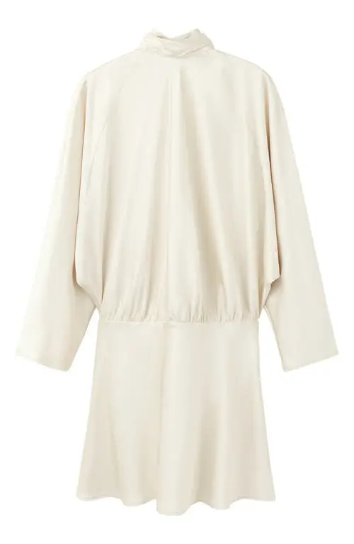 Mango Mock Neck Long Sleeve Minidress