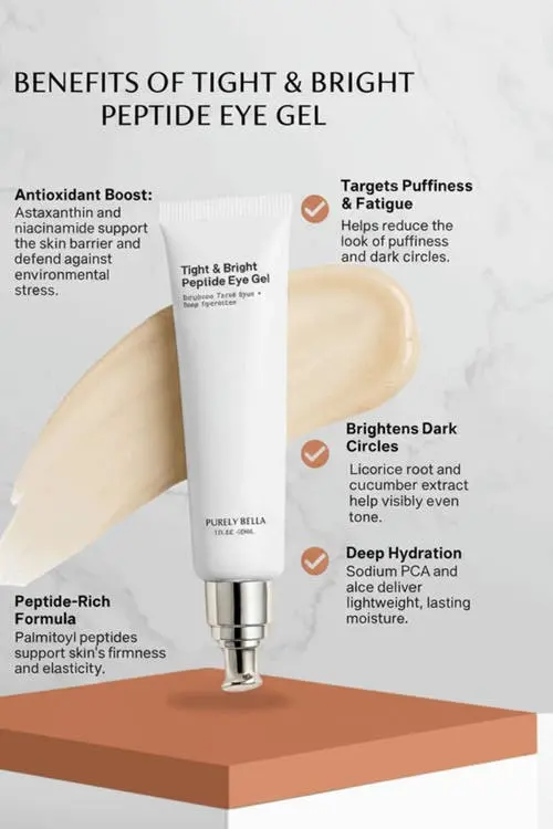 PURELY BELLA Tight & Bright Peptide Eye Gel