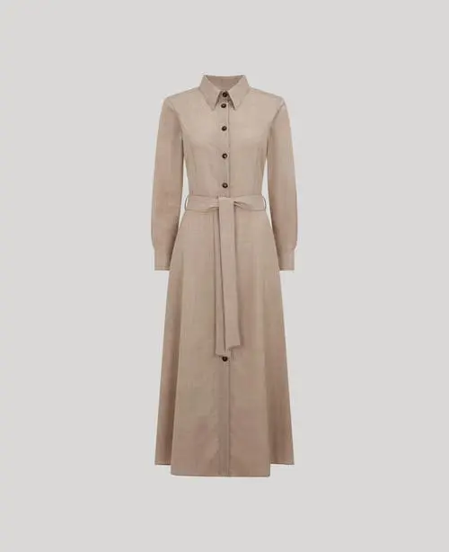 REALLY WILD CLOTHING Diane Wool Shirt Dress