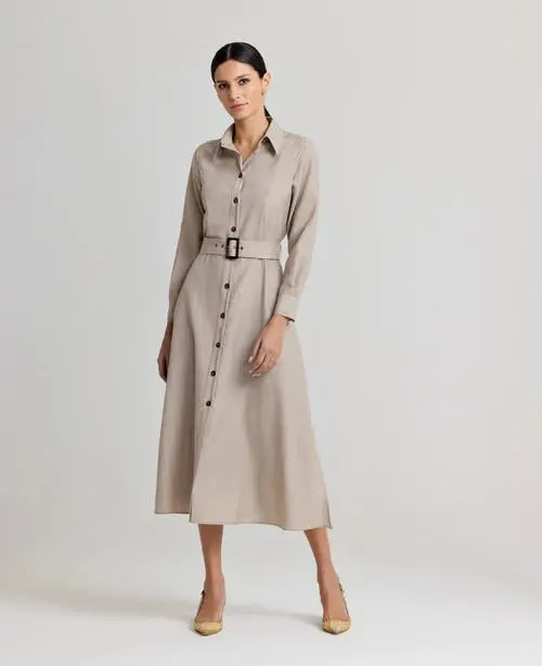 REALLY WILD CLOTHING Diane Wool Shirt Dress