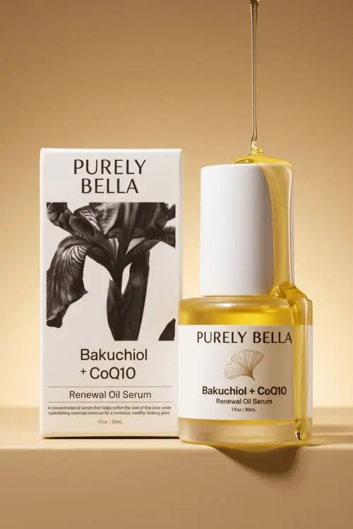 PURELY BELLA Bakuchiol + Coq10 Renewal Oil Serum