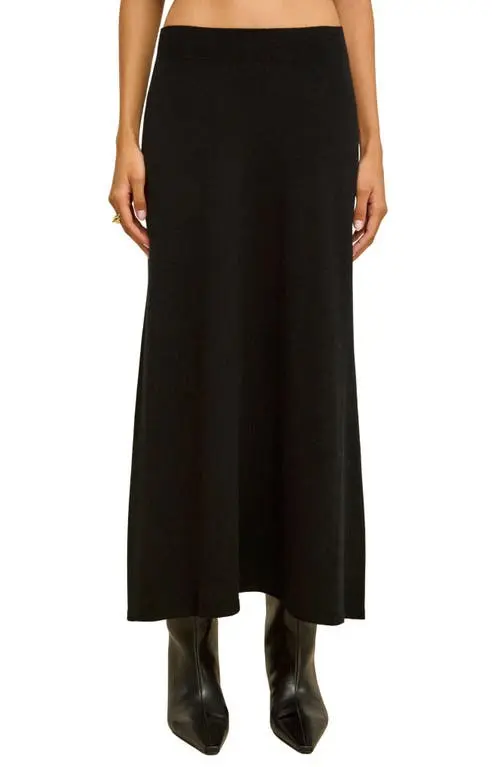 Cult Gaia Infinity Merino Wool & Cashmere Blend Maxi Skirt