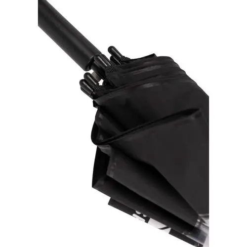 TRESPASS Gender Inclusive Rainfall Clear Poe Stick Umbrella
