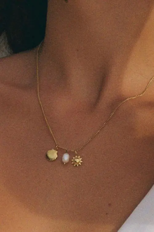 ATOLEA Ocean Necklace - Gold