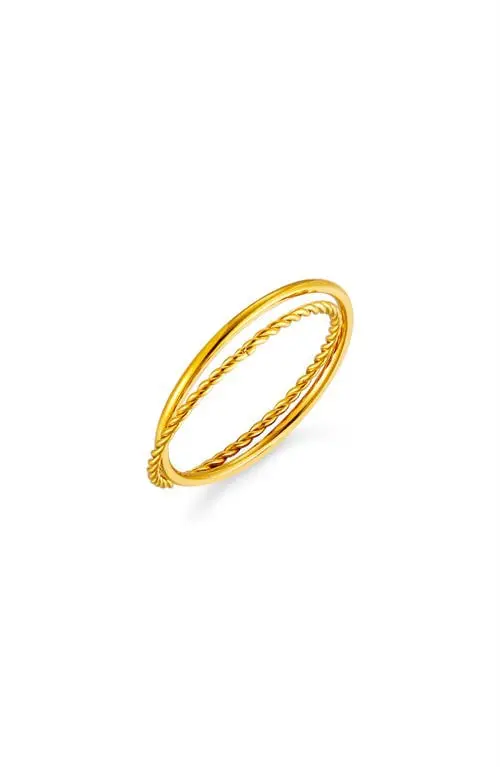 ATOLEA Harmony Double Ring - Gold