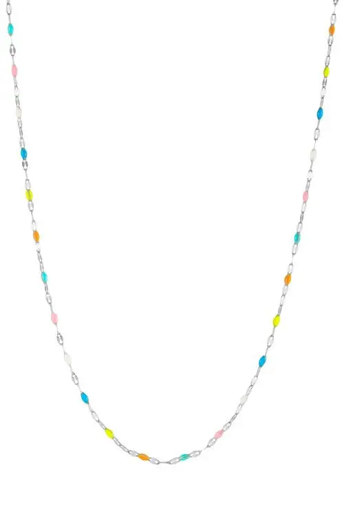 ATOLEA Rainbow Dainty Choker - Silver