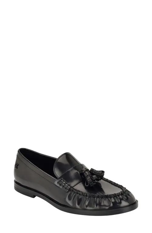 Calvin Klein Mirella Faux Leather Loafer - Black
