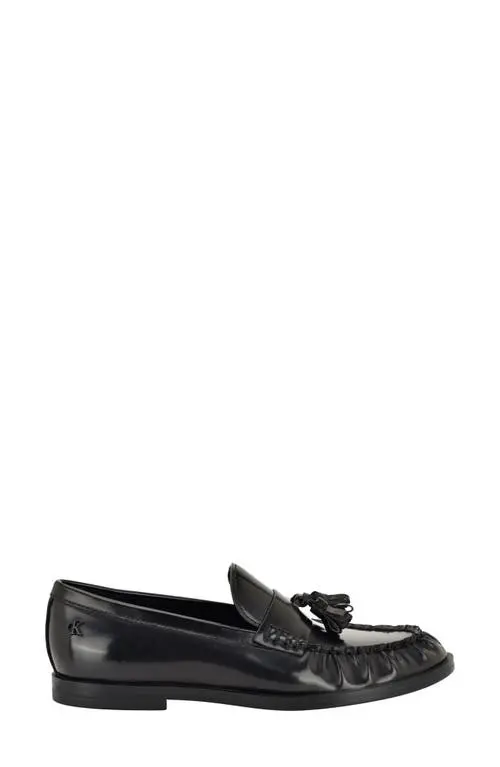 Calvin Klein Mirella Faux Leather Loafer - Black