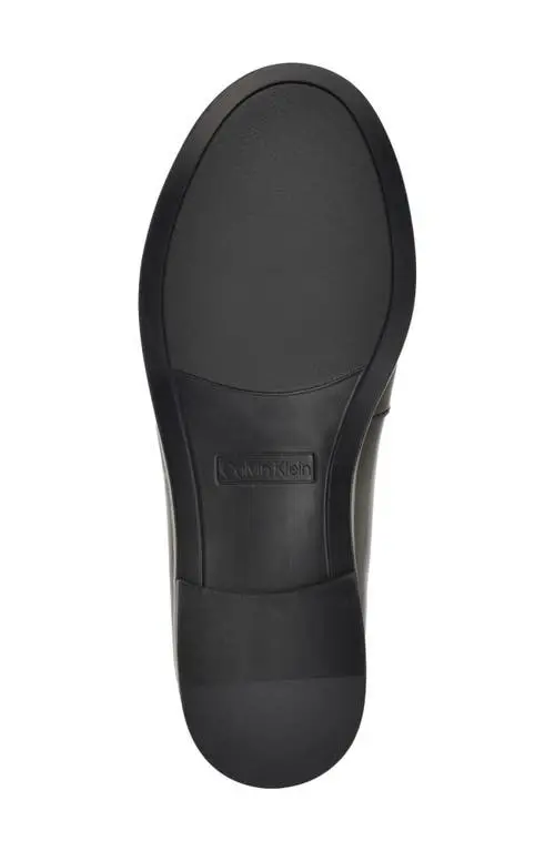 Calvin Klein Mirella Faux Leather Loafer - Black