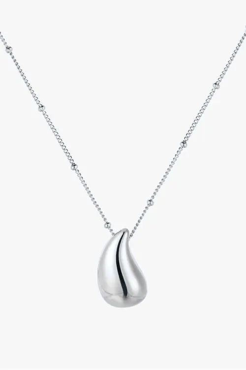 ATOLEA Drop Necklace - Silver