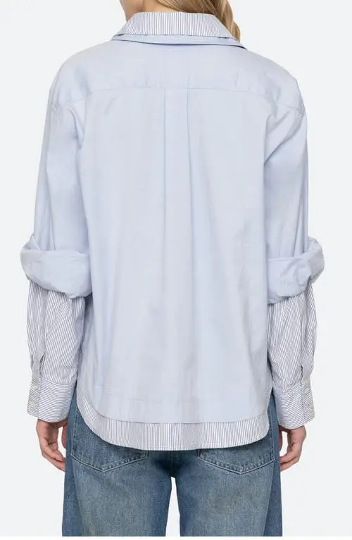 Sea Zayna Double-layer Cotton Shirt