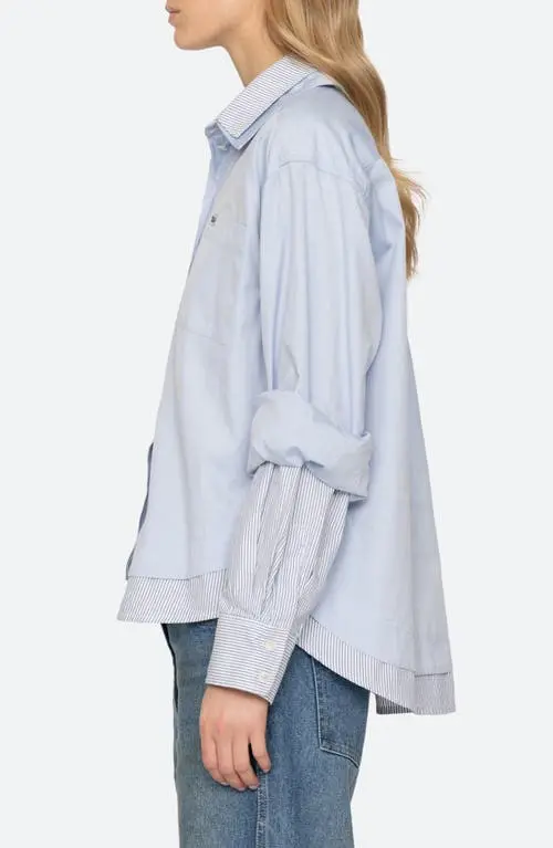 Sea Zayna Double-layer Cotton Shirt