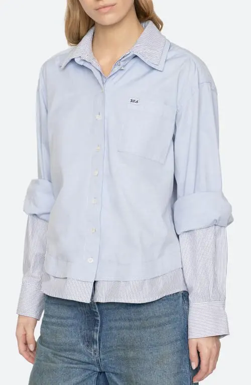 Sea Zayna Double-layer Cotton Shirt