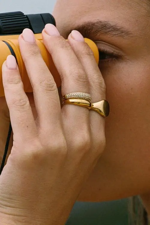 ATOLEA Day & Night Ring Set