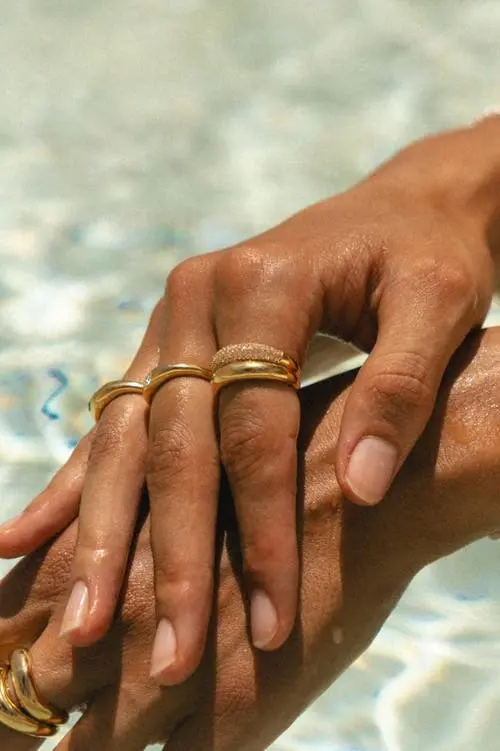 ATOLEA Day & Night Ring Set